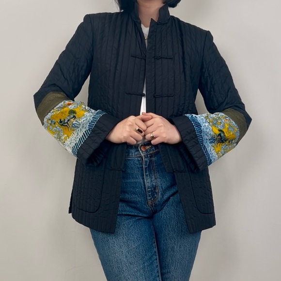 Shanghai Tang | Jackets & Coats | Vintage Shanghai Tang Black Silk ...